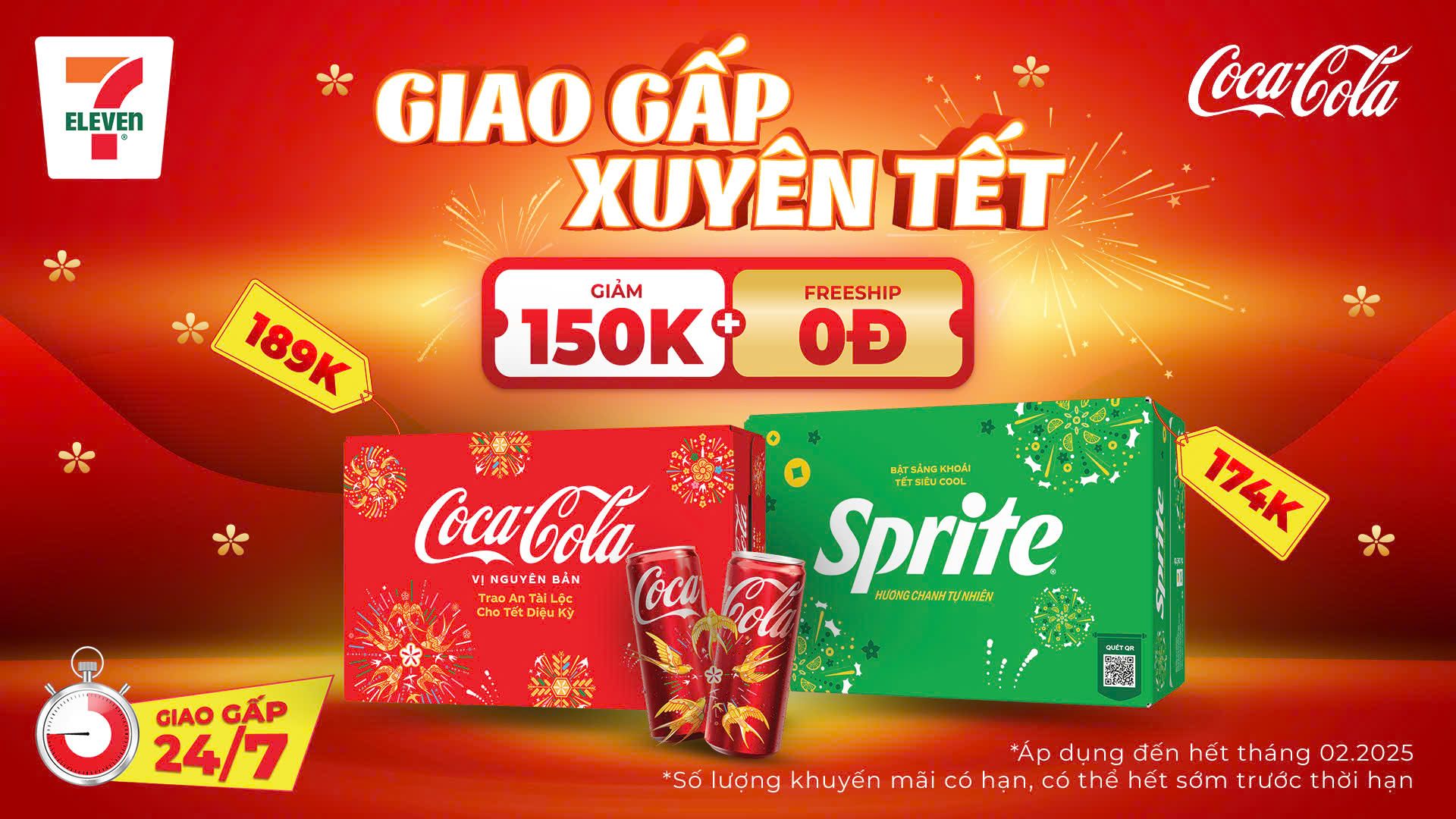Ưu đãi hấp dẫn đến từ Coke và 7-Eleven