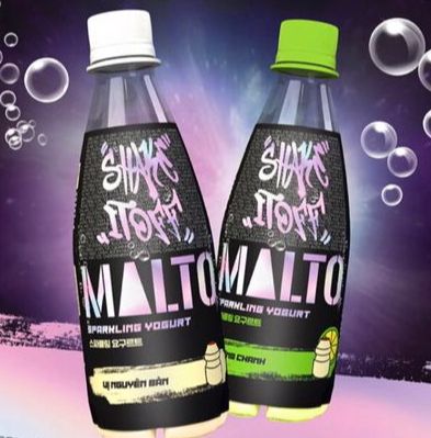 Sữa Chua Uống Có Gas LOF Malto nhập khẩu từ Hàn Quốc